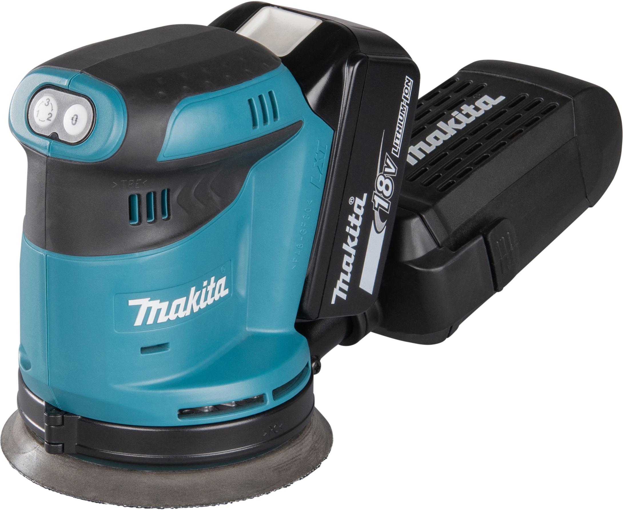 MAKITA DBO180RTJ 18V LXT excentrische accu-schuurmachine 125mm in ...