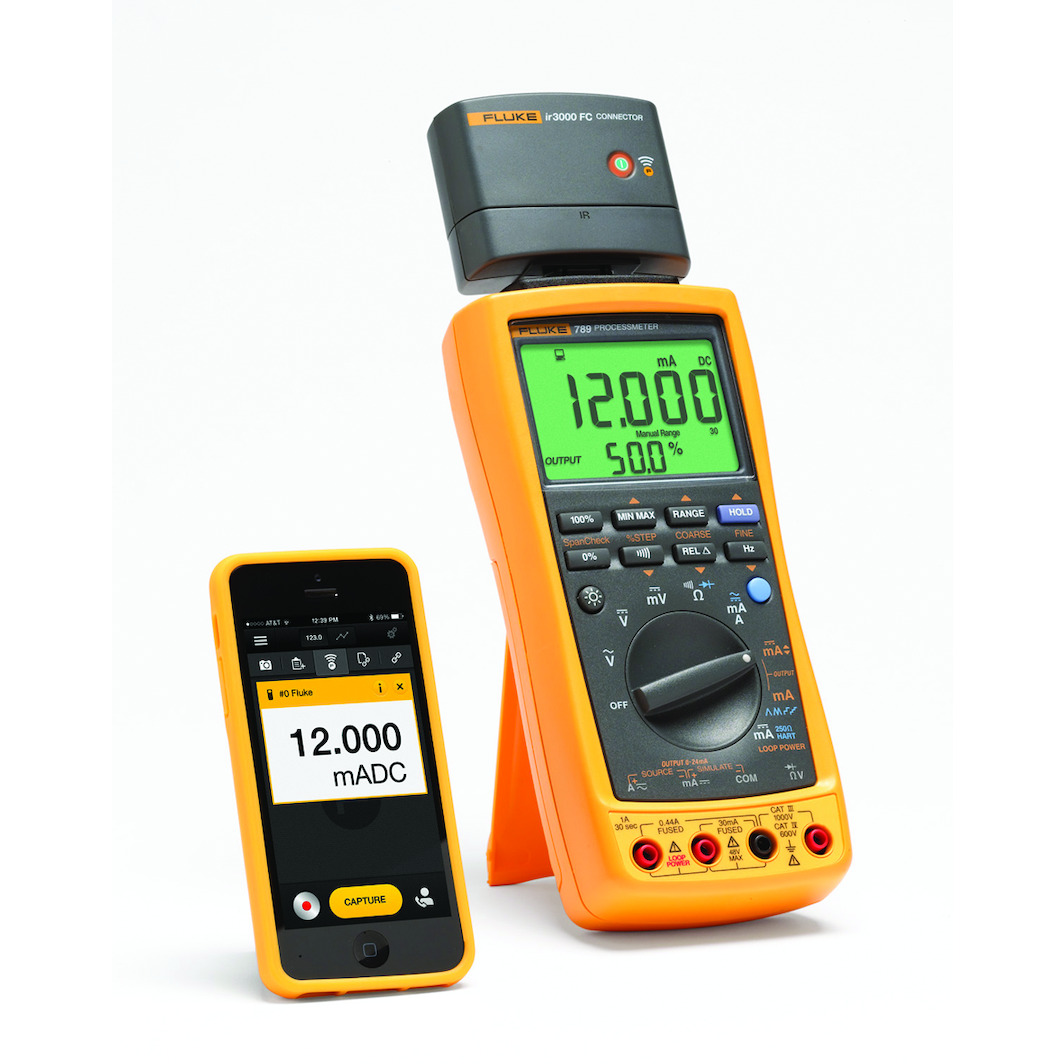 FLUKE 789FC-MA/KIT digital multimeter with mA loop calibrator + IR3000 ...