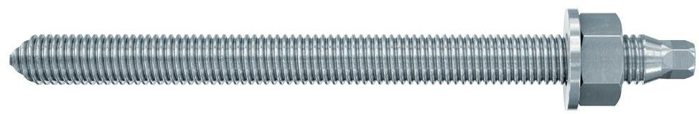 FISCHER 50260 anchor rod RG M20 x 260 electrolytically zinc-plated 5.8 ...