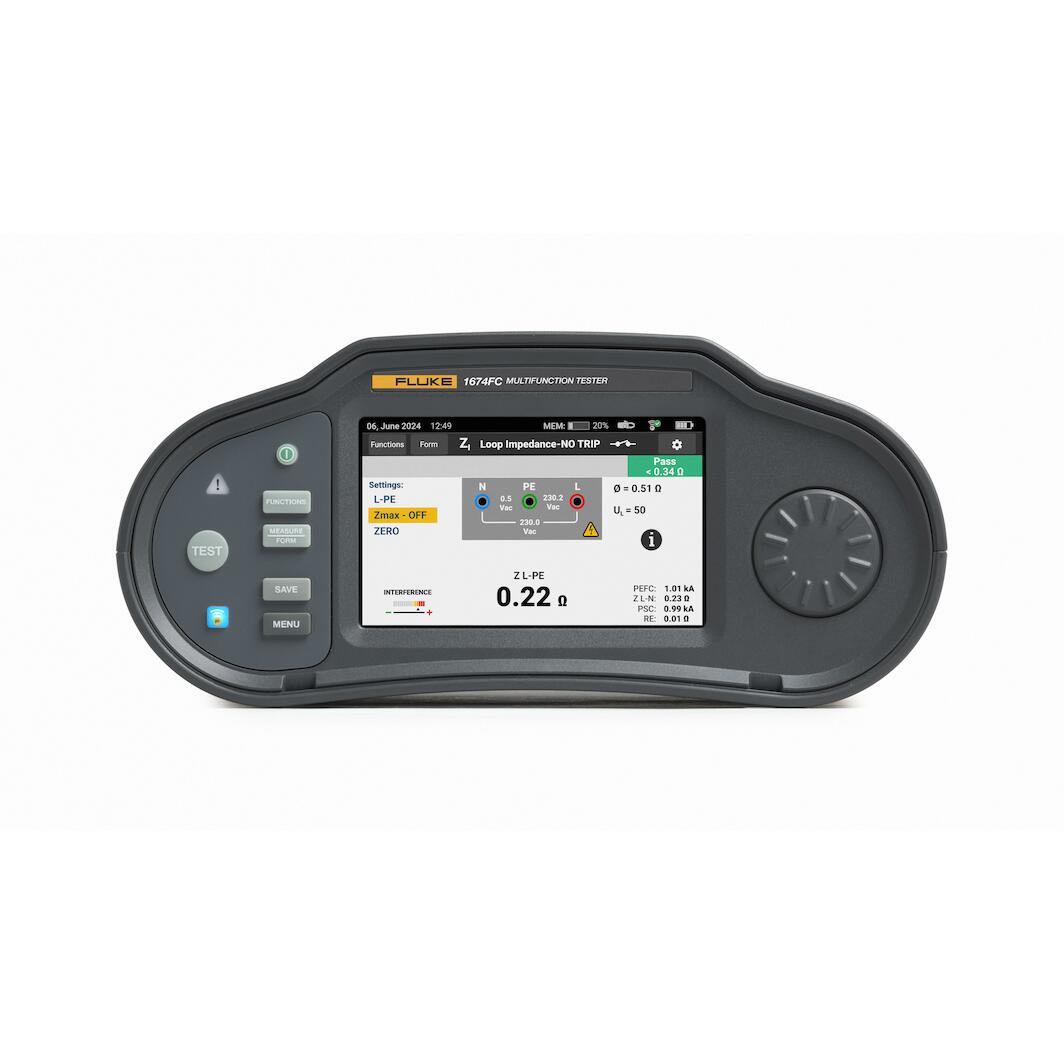 FLUKE 1674 FC SCH FTT multifunctional installation tester with TruTest ...