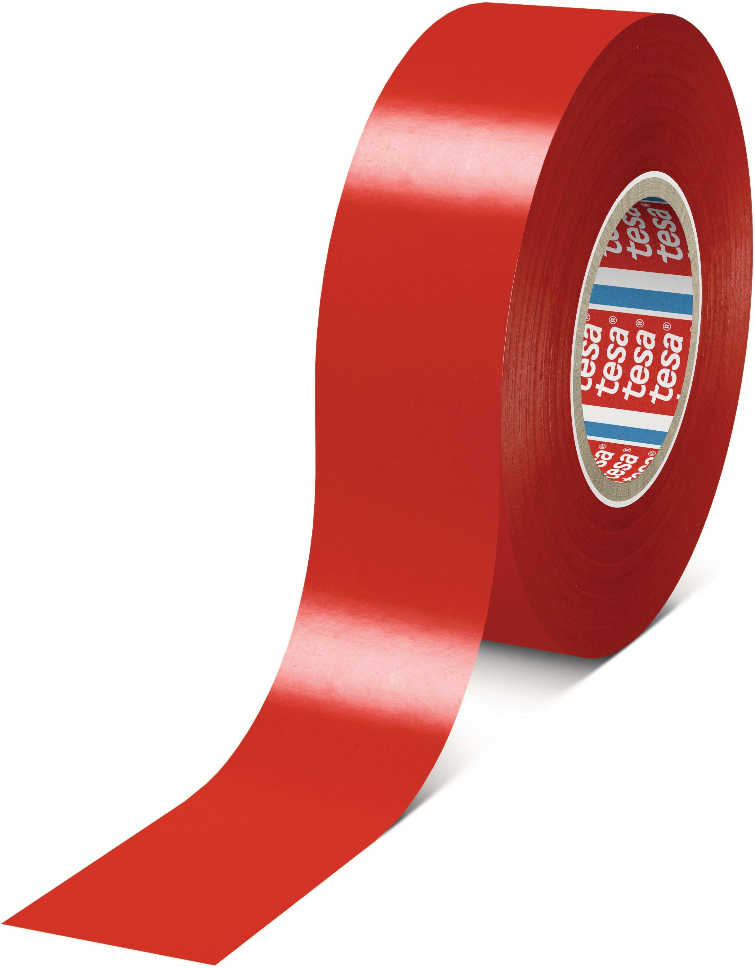 TESA 4163 ruban pvc souple rouge 50 mm x 33 m - 04163-00010-07 | Klium