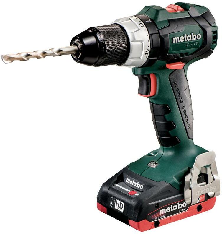 METABO BS 18 LT BL perceuse-visseuse sans fil dans la metaBOX 145 (2x 4 ...