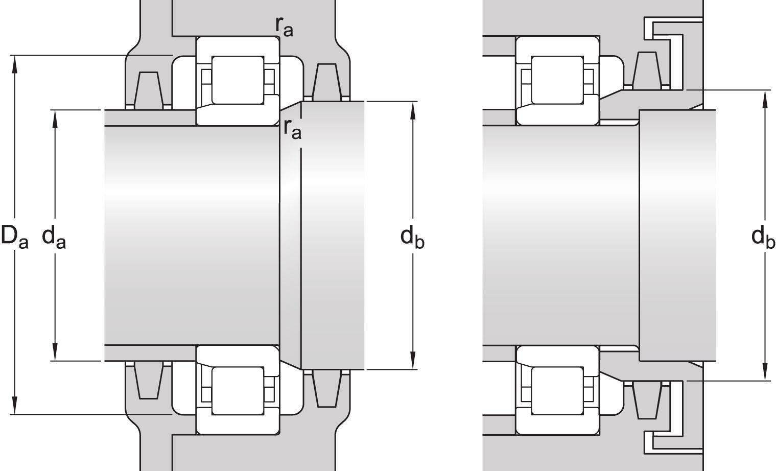 SKF NJ 310 ECPH/HN3C4 roulement à rouleaux cylindriques à une rangée 50 ...