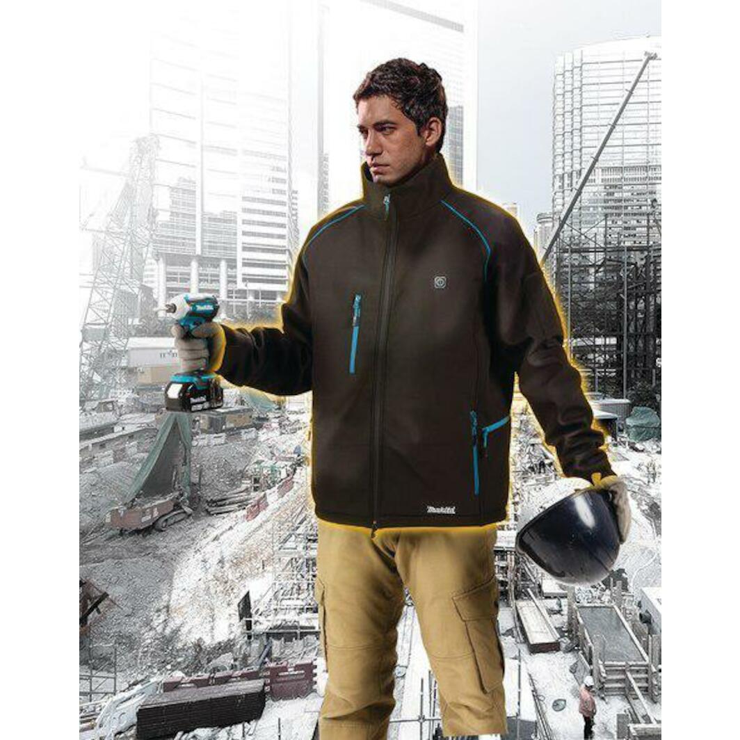 MAKITA DCJ205 14.4/18V LXT heated jacket with five heating elements and ...