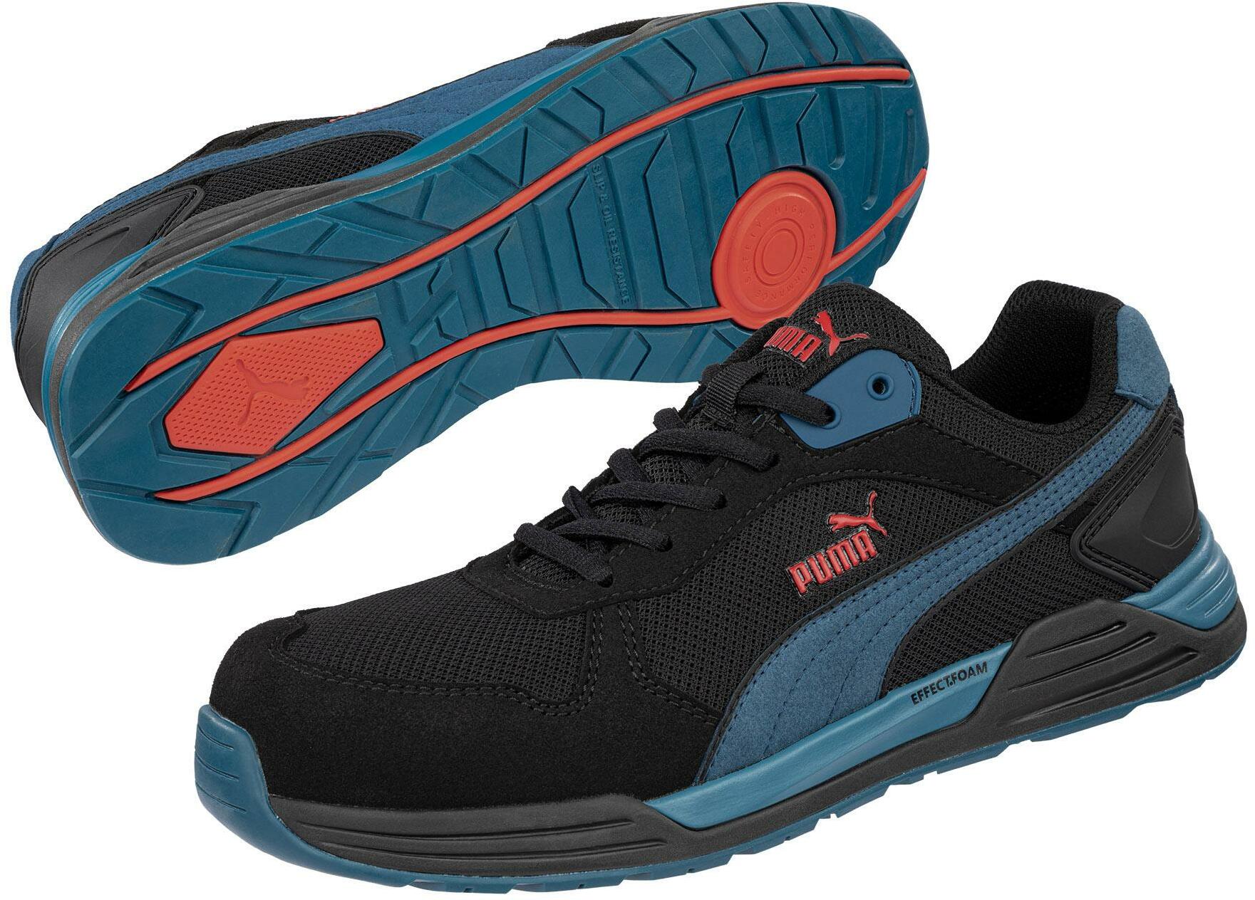 PUMA Frontside S1P safety shoe low (black/blue) - 900 12383 9935-40 Shoe size 40 | Klium