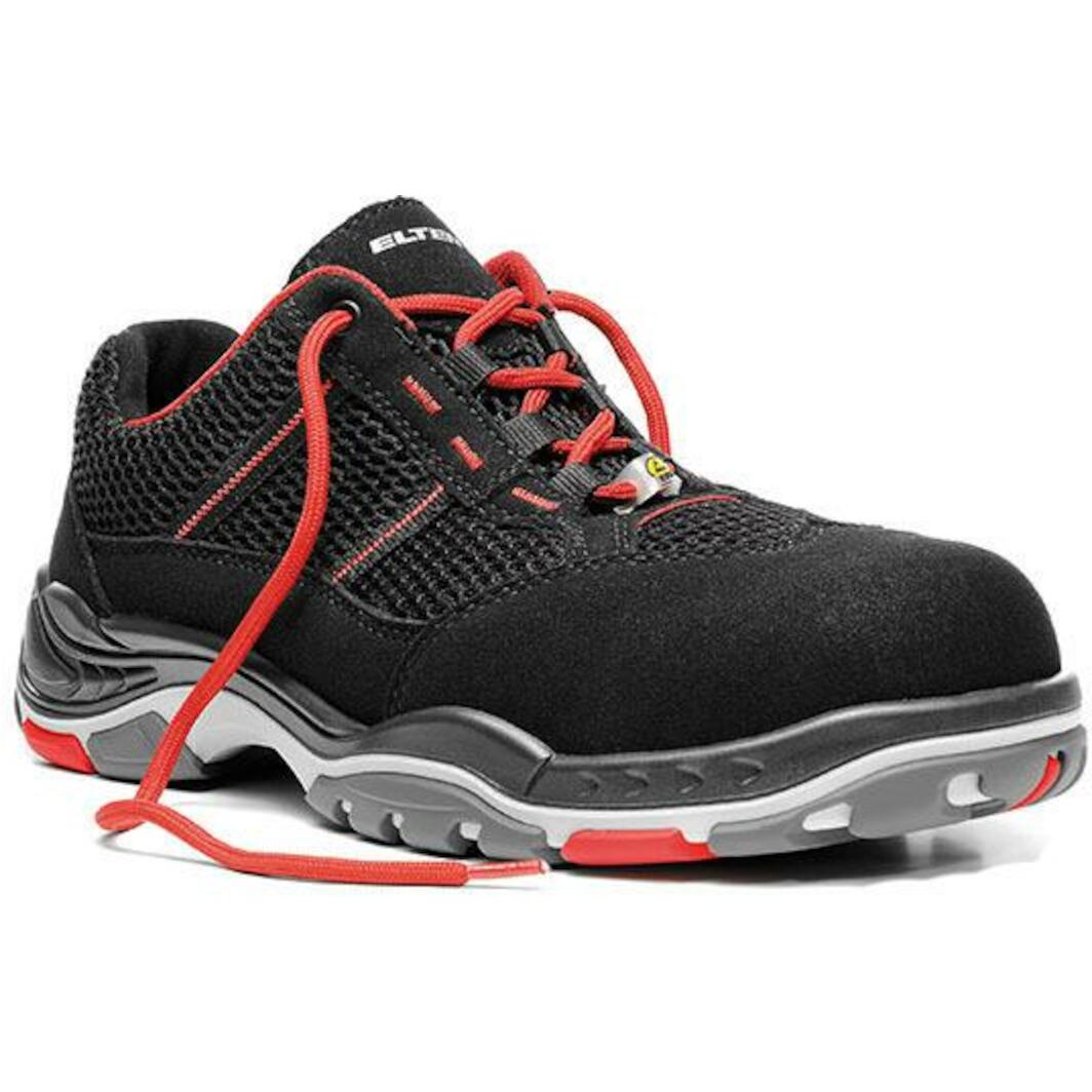 ELTEN Motion Air S1 ESD safety shoe low (black/red) - 72170-39 Shoe ...