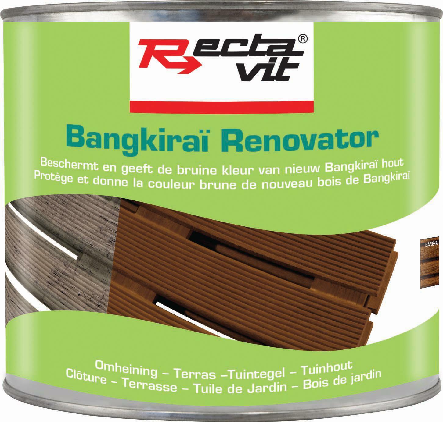 RECTAVIT Bangkirai Renovator protection du bois bangkirai coloré 2.5 L ...