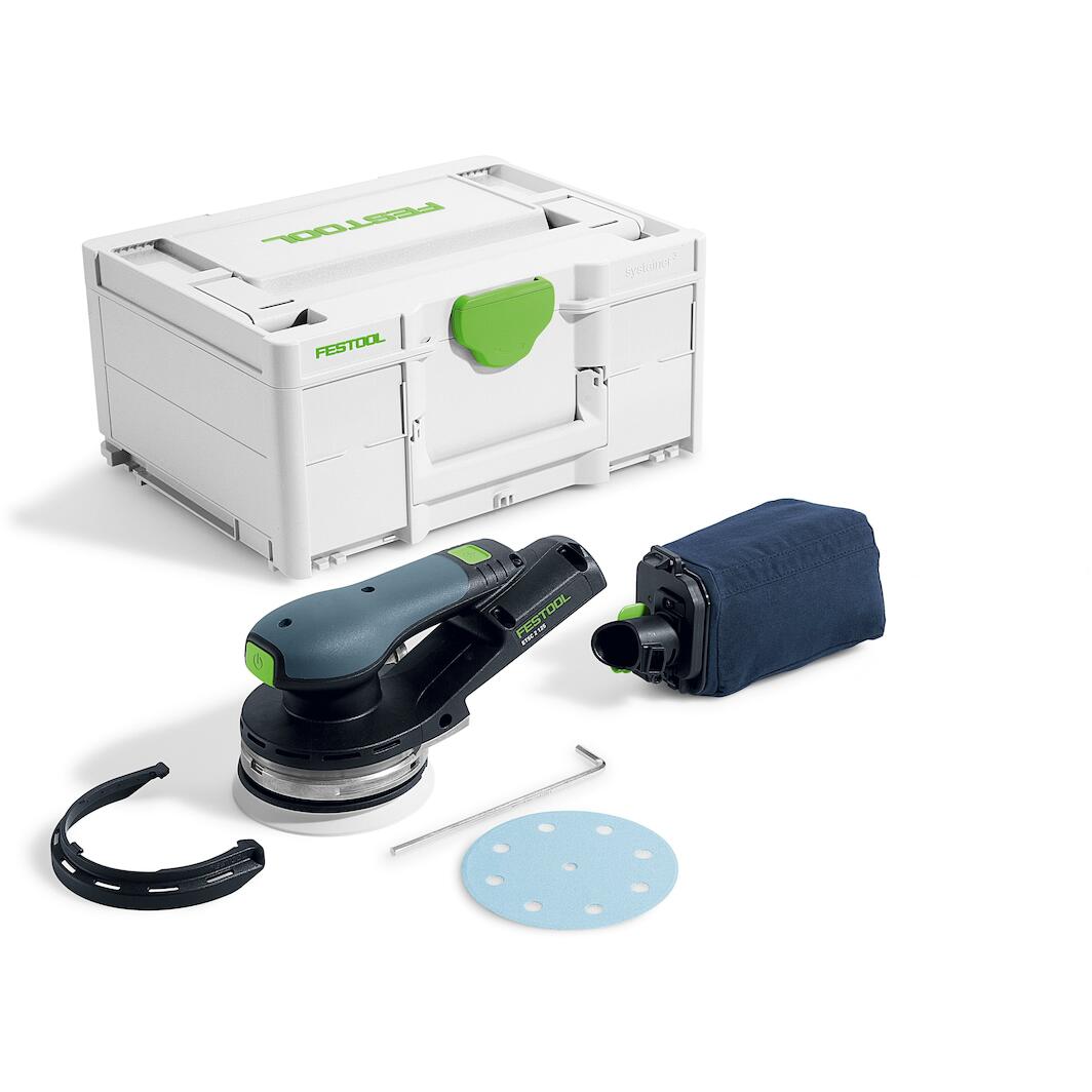 FESTOOL ETSC 2 125-Basic excentrische accu-schuurmachine in Systainer ...