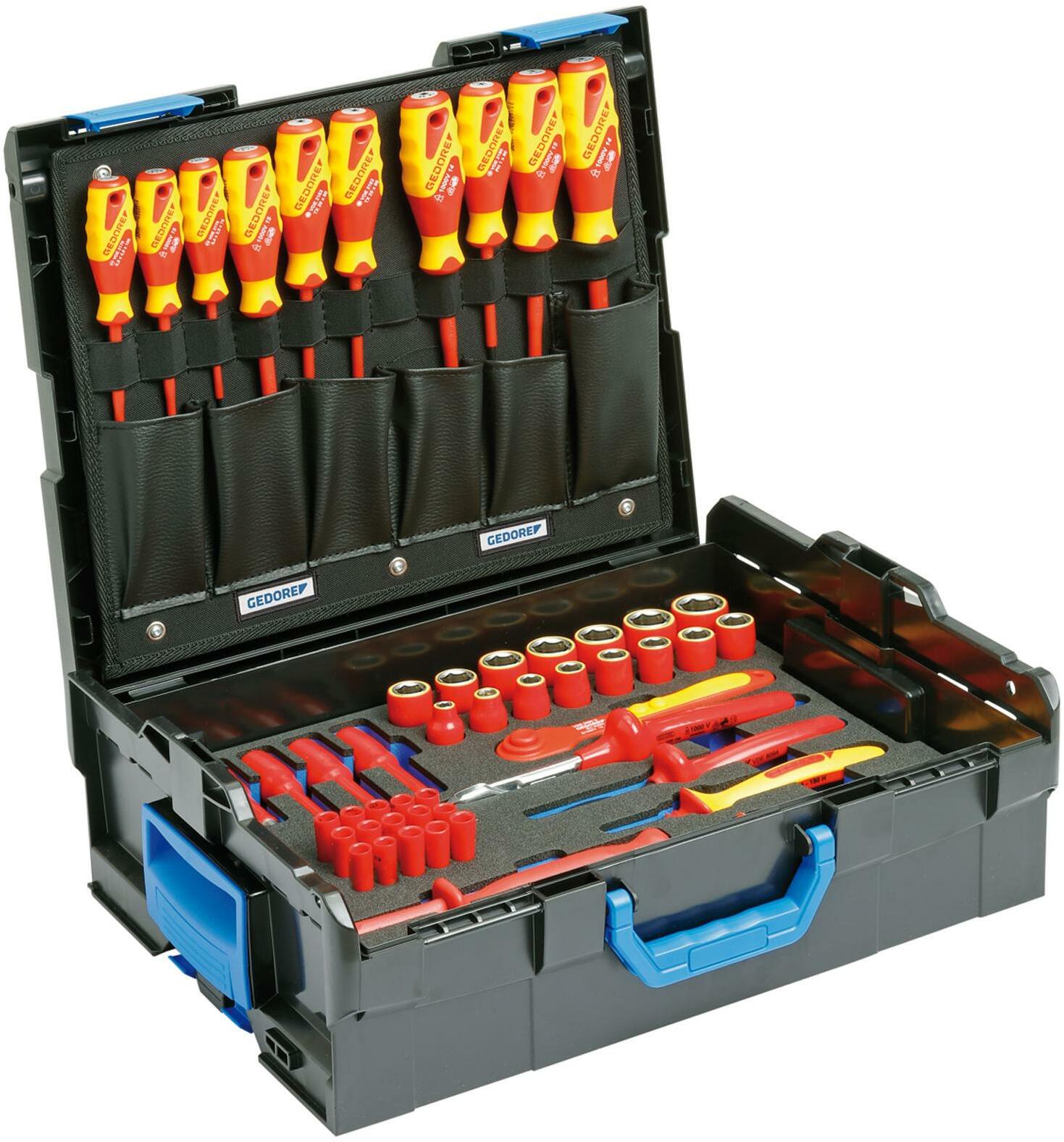 GEDORE 1100-1094 VDE gereedschapsassortiment HYBRID in L-BOXX 136 - 53-delig - 2979063