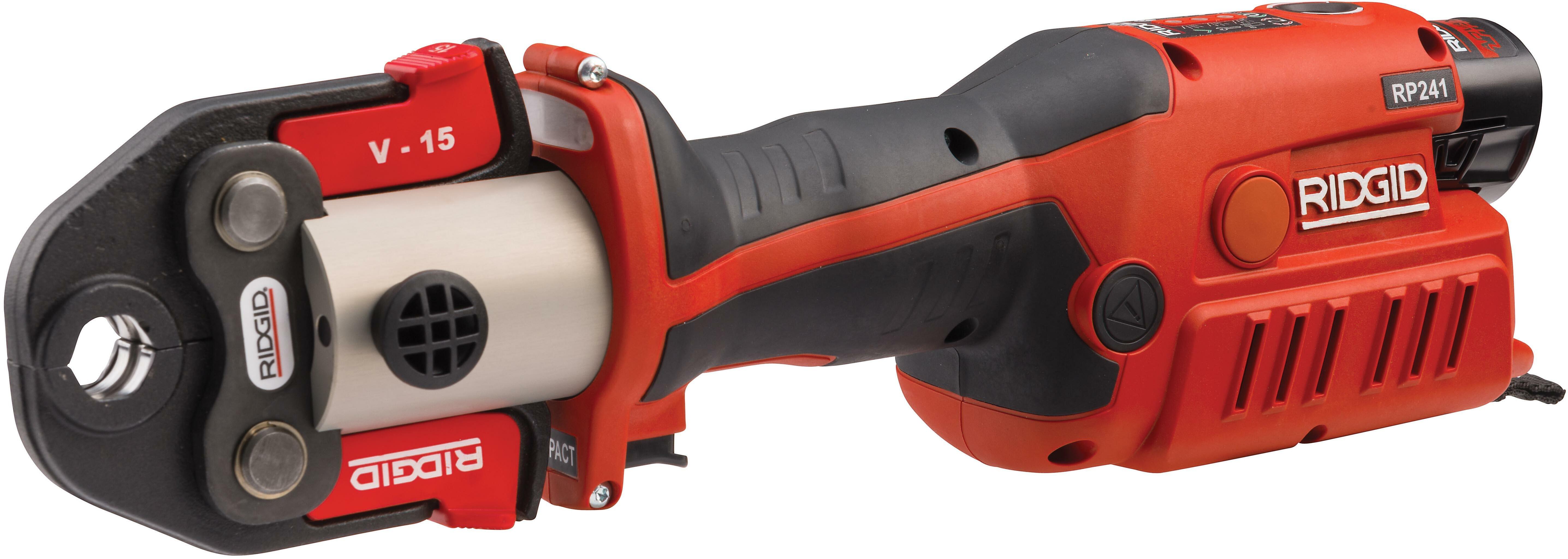 RIDGID RP 241 Kit 12V accu-persgereedschap met RF-S16-20-25 persbekken ...