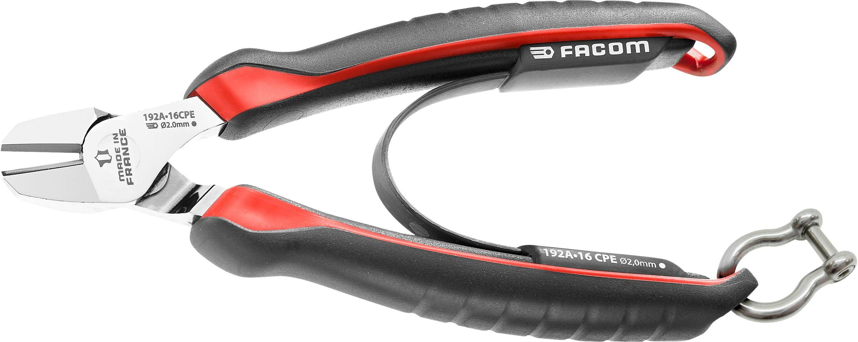 FACOM 192.16CPESLS diagonale kniptang met SLS bevestiging 160mm | Klium