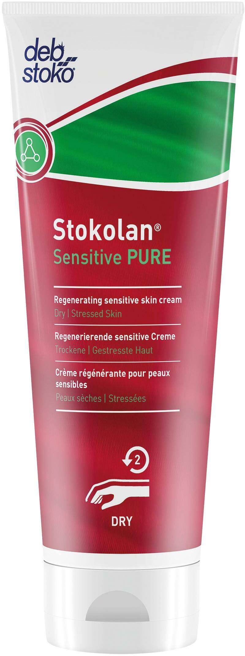 DEB STOKO Stokolan Sensitive PURE crème de soin non parfumée (tube 100 ...