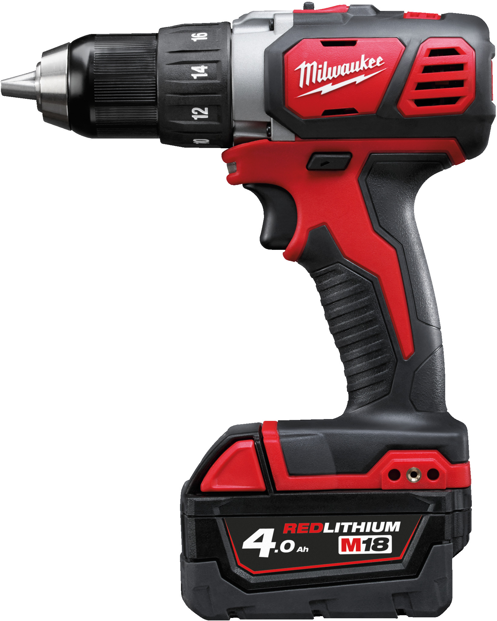 MILWAUKEE M18 BDD-402X compacte accu-schroefboormachine in HD Box (2x 4 ...