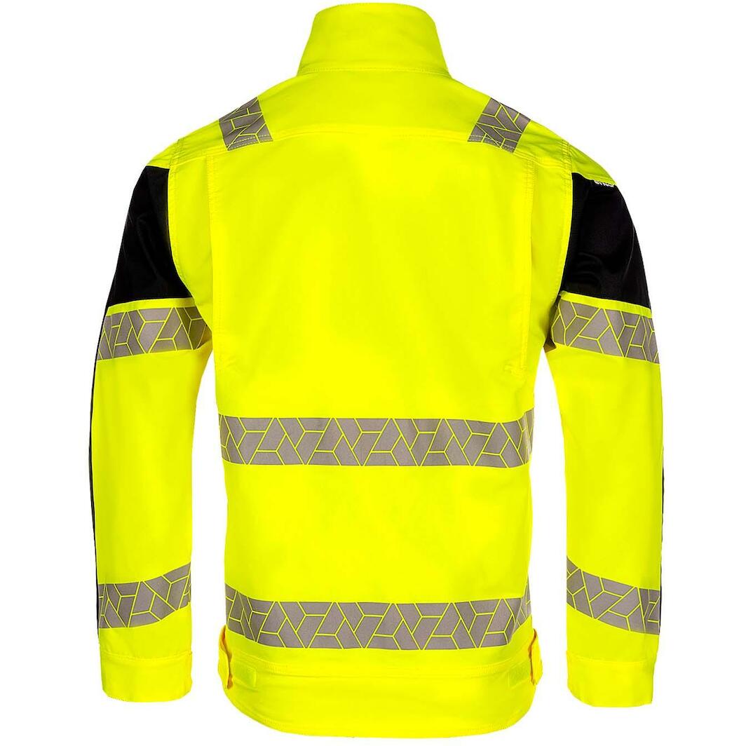 SYNQ WATCHER 603W high-vis work jacket (fluorescent yellow/black) - 603WA2OAA749XS Clothing size ...
