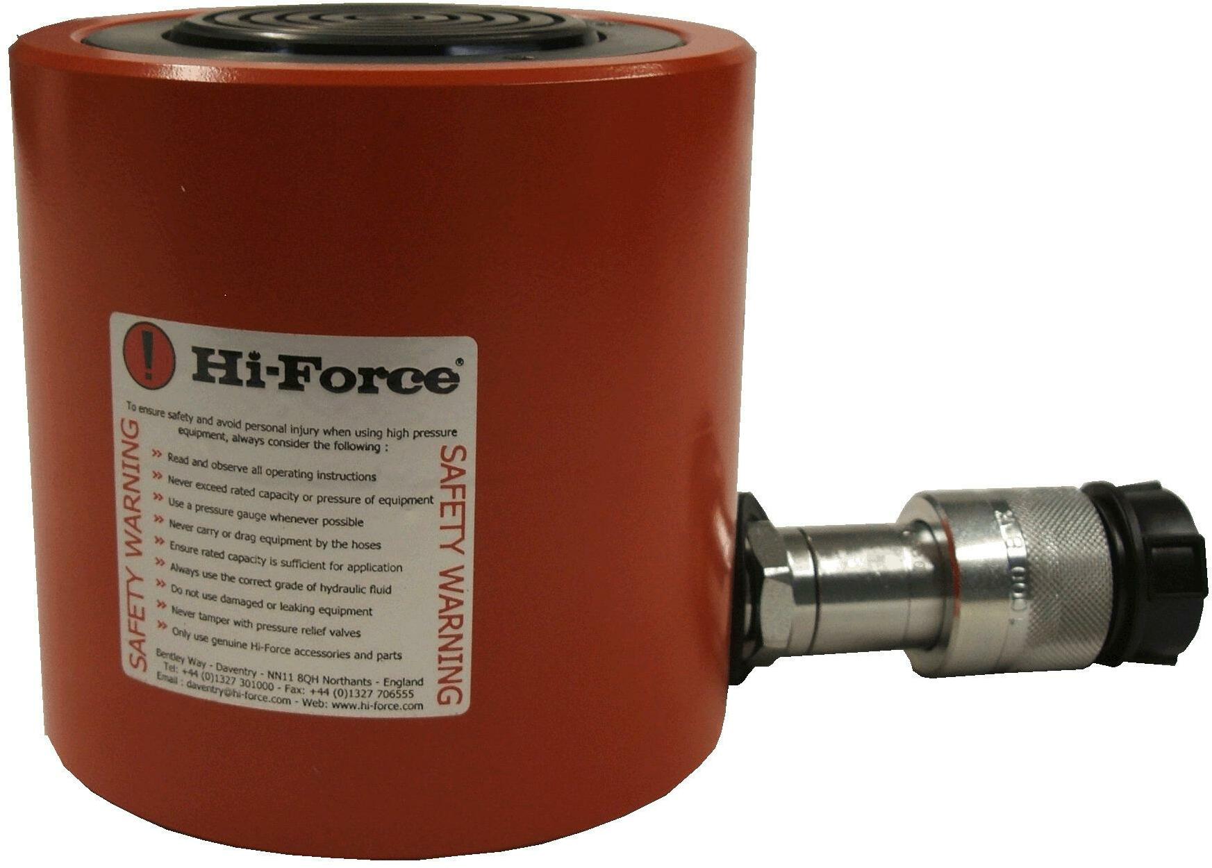 HI-FORCE HLS301 hydraulic single-acting low-height cylinder, 32 tonnes ...