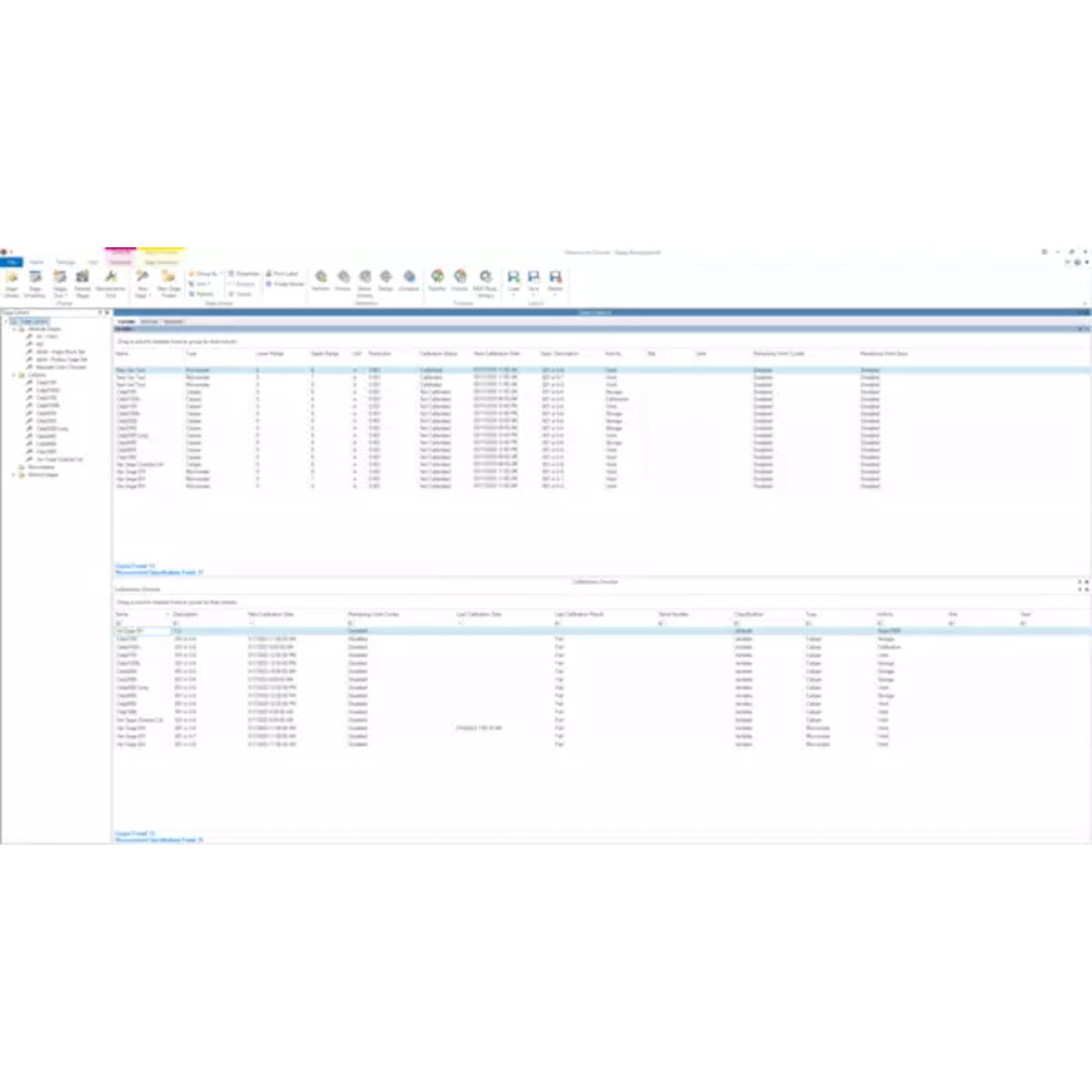 MITUTOYO MeasurLink 10 Gage Management tool inventory management ...
