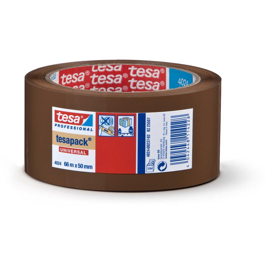 TESA 4024 ruban adhésif universel pour boîtes brun 50mm x 100m - 04024 ...