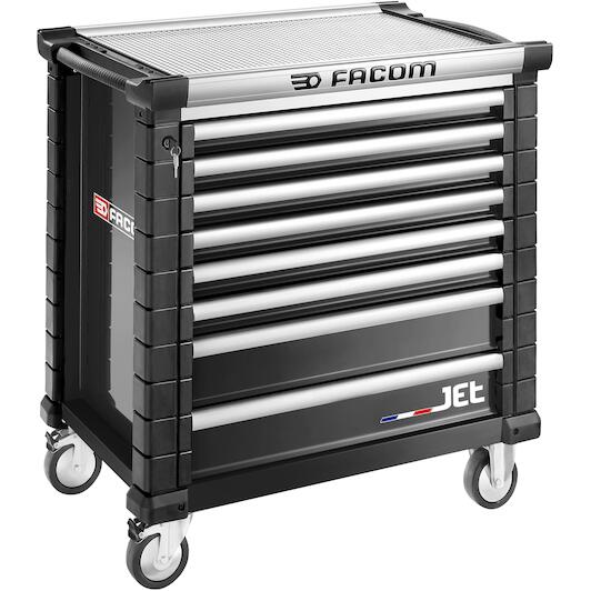 FACOM JET.8NM4A tool trolley black with 8 drawers (suitable for 4 ...