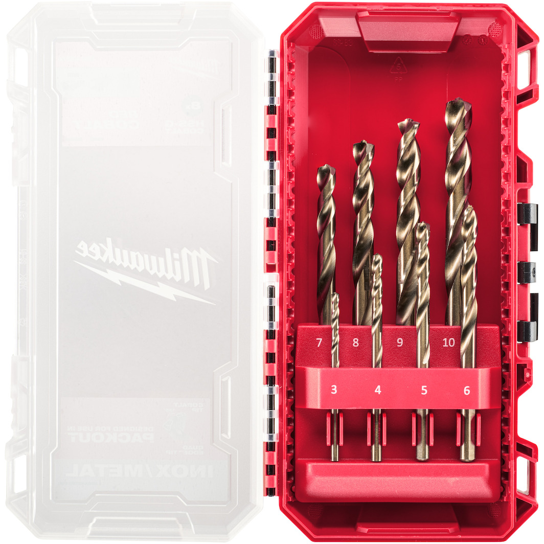MILWAUKEE 4932499256 RED COBALT metaalborenset PACKOUT-Ready Box 8 ...