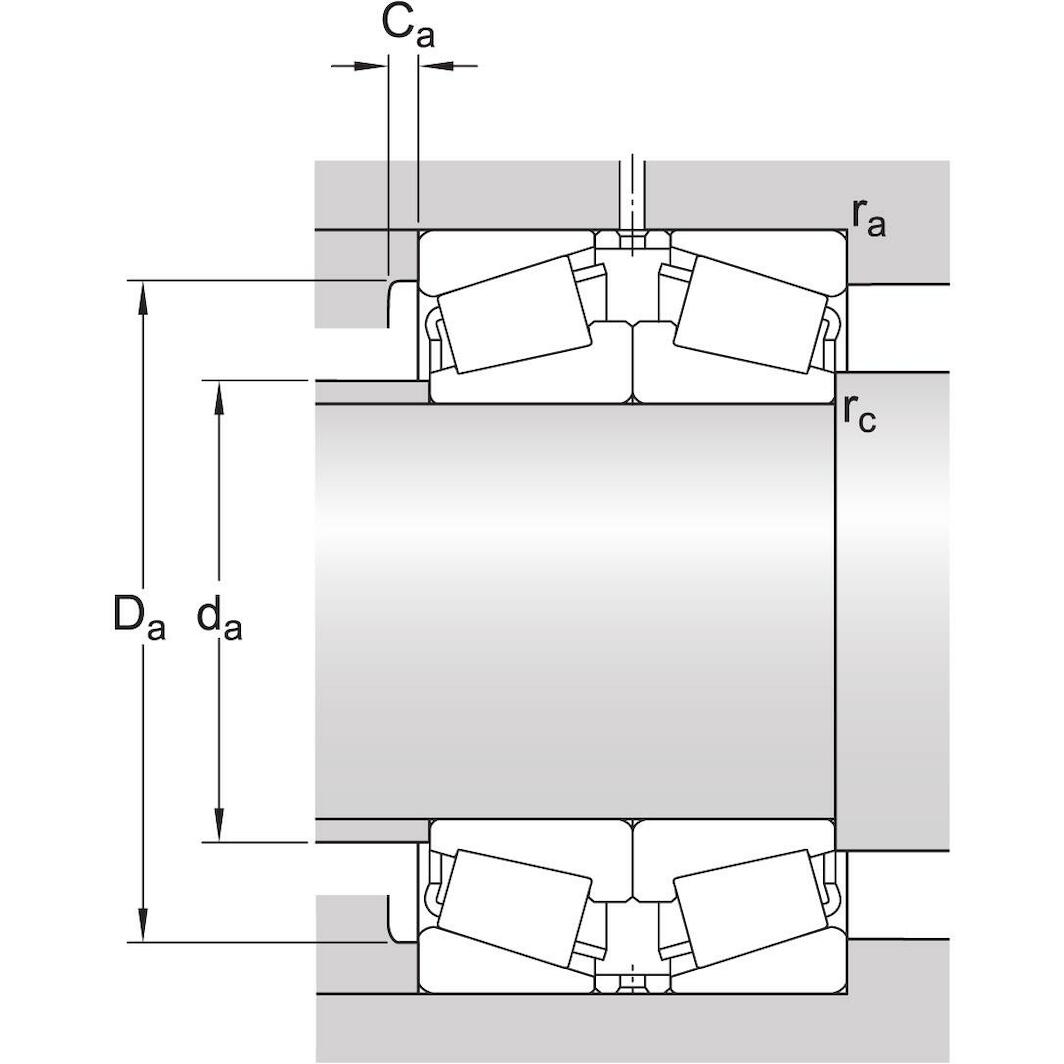 SKF 31318 J2/DF gepaard eenrijige kegellager 90 x 190 x 93 mm met ...
