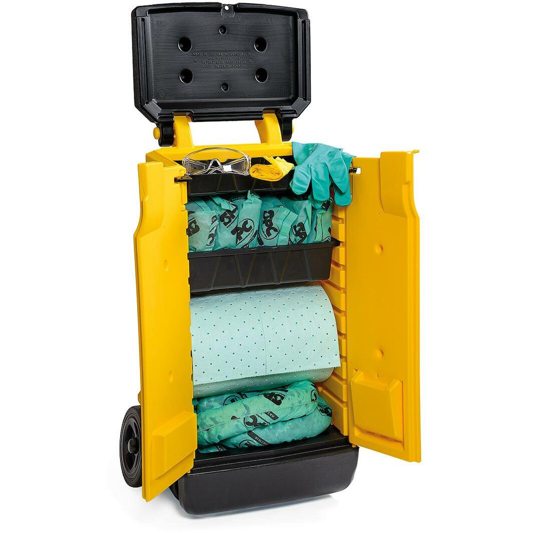 SPC SKH-CART mobile intervention kit for absorbing chemical spills in ...