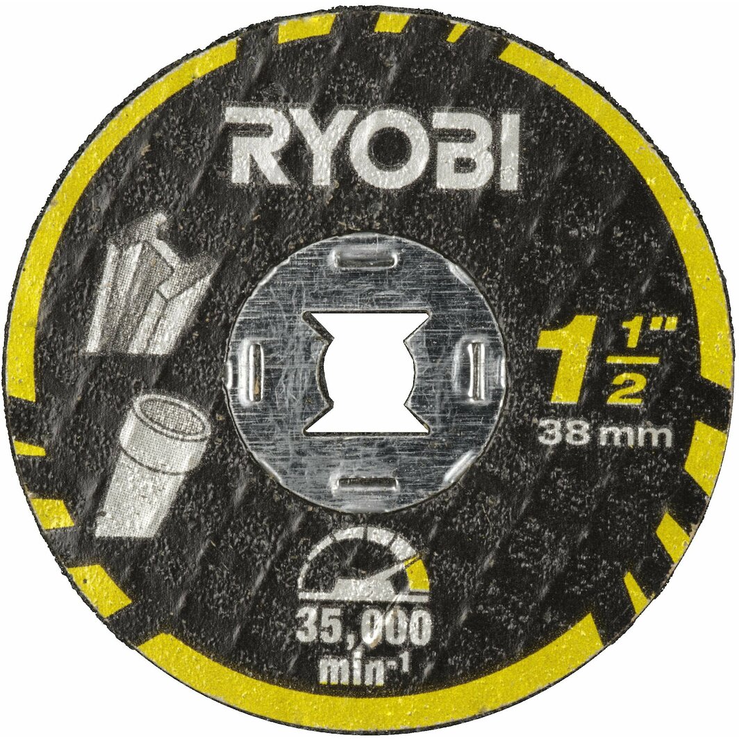 RYOBI RAR301-6 Twist Lock cut-off wheel set 38 mm, 6-piece - 5132005836 ...