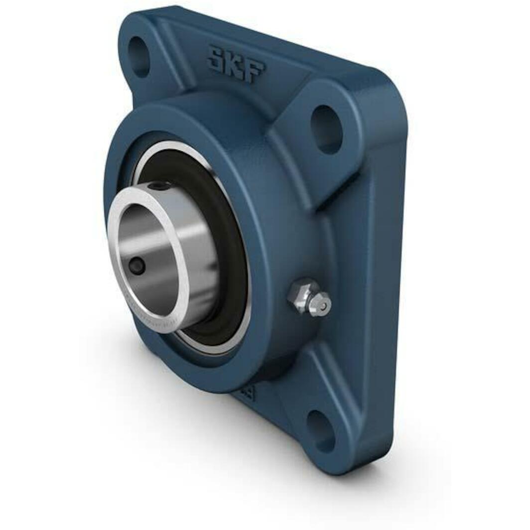 SKF UCF 207/H ball bearing unit with square flange and locking with set ...