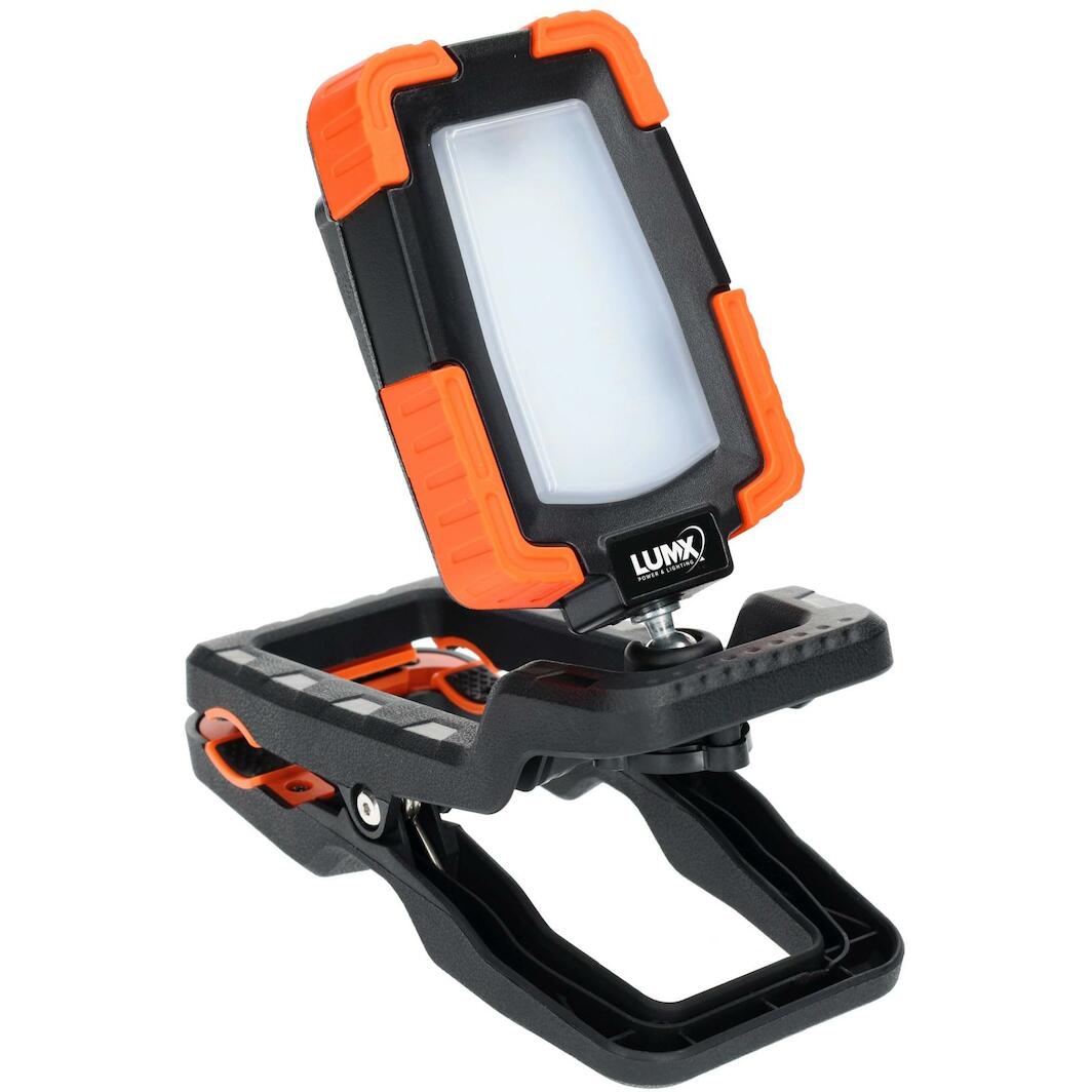 LUMX LED CL-20 accu-werflamp 20W 1800 lumen (met geintegreerde 3,7V 5Ah ...