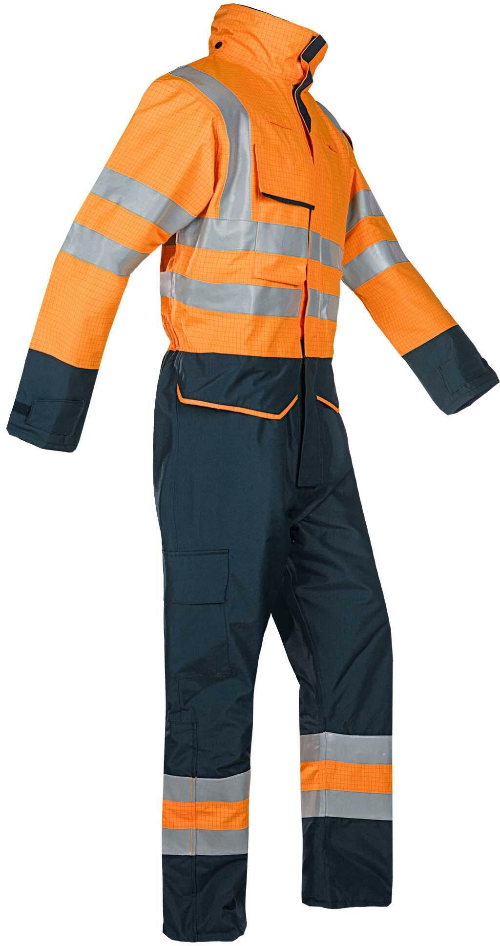 SIOEN 7253 Carret signalisation winter rain coverall flame-retardant ...