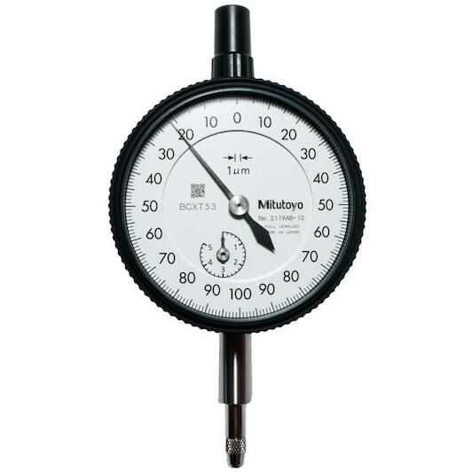 MITUTOYO 2119A-10 meetklok met opspanoor, ISO uitvoering, edelstenen ...