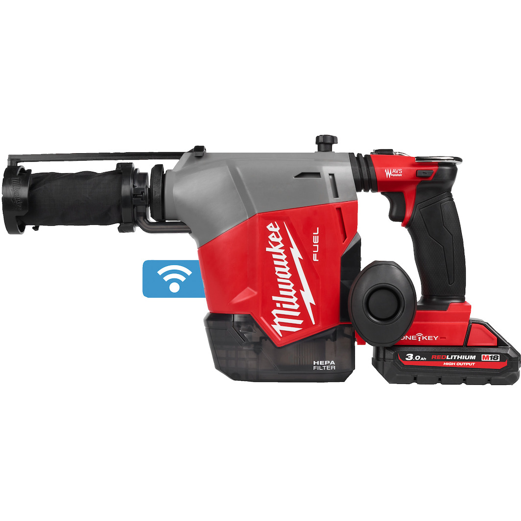 MILWAUKEE M18 FHAFOH16-302X Marteau combiné sans fil FUEL SDS-Plus avec ...