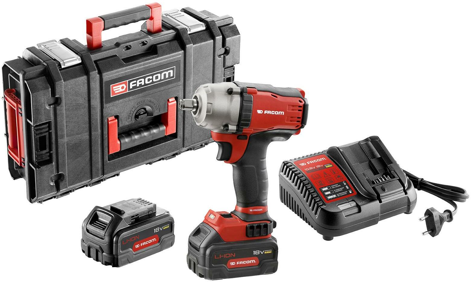 FACOM FCF894P2-QW 18V accu-slagmoersleutel 813Nm buitenvierkant 1/2" in ...