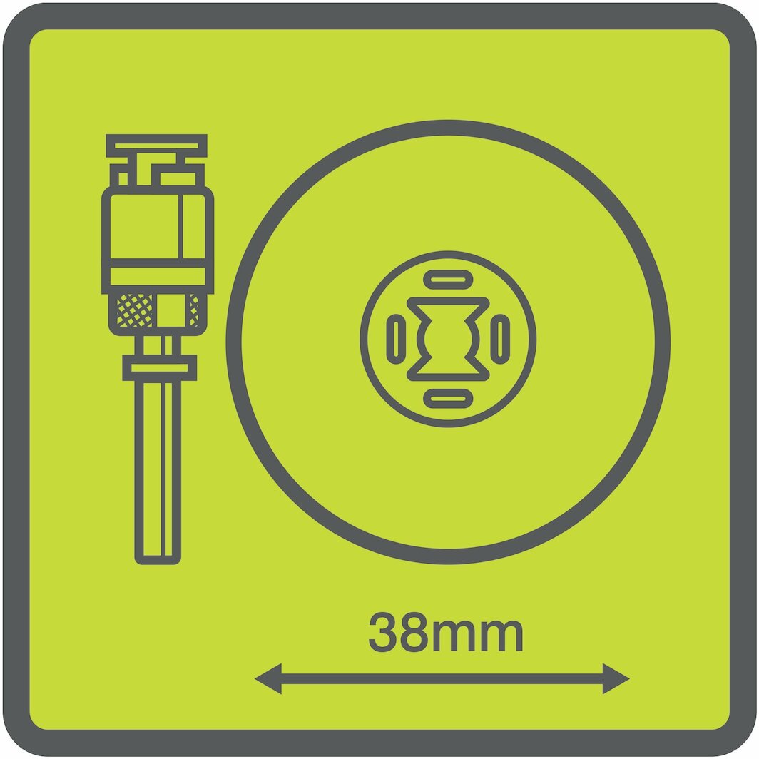 RYOBI RAR301-6 Twist Lock cut-off wheel set 38 mm, 6-piece - 5132005836 ...