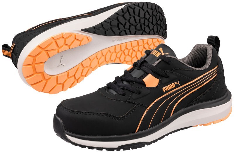 PUMA STEPPER ESD S3S safety shoe low for women (black/peach) - 902 ...