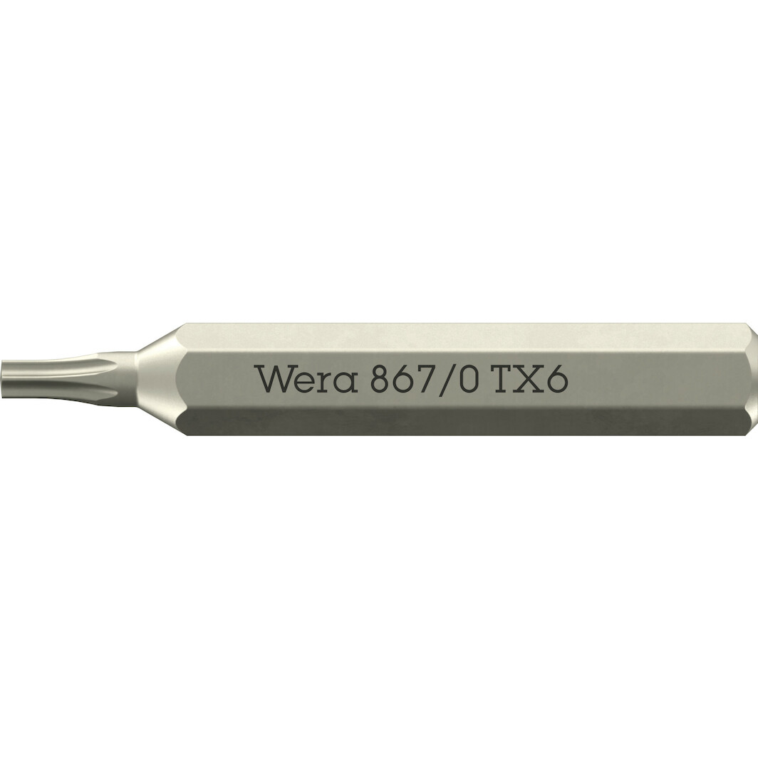 WERA 867 Micro TORX bit TX 6 x 30 mm - 05058131001 | Klium