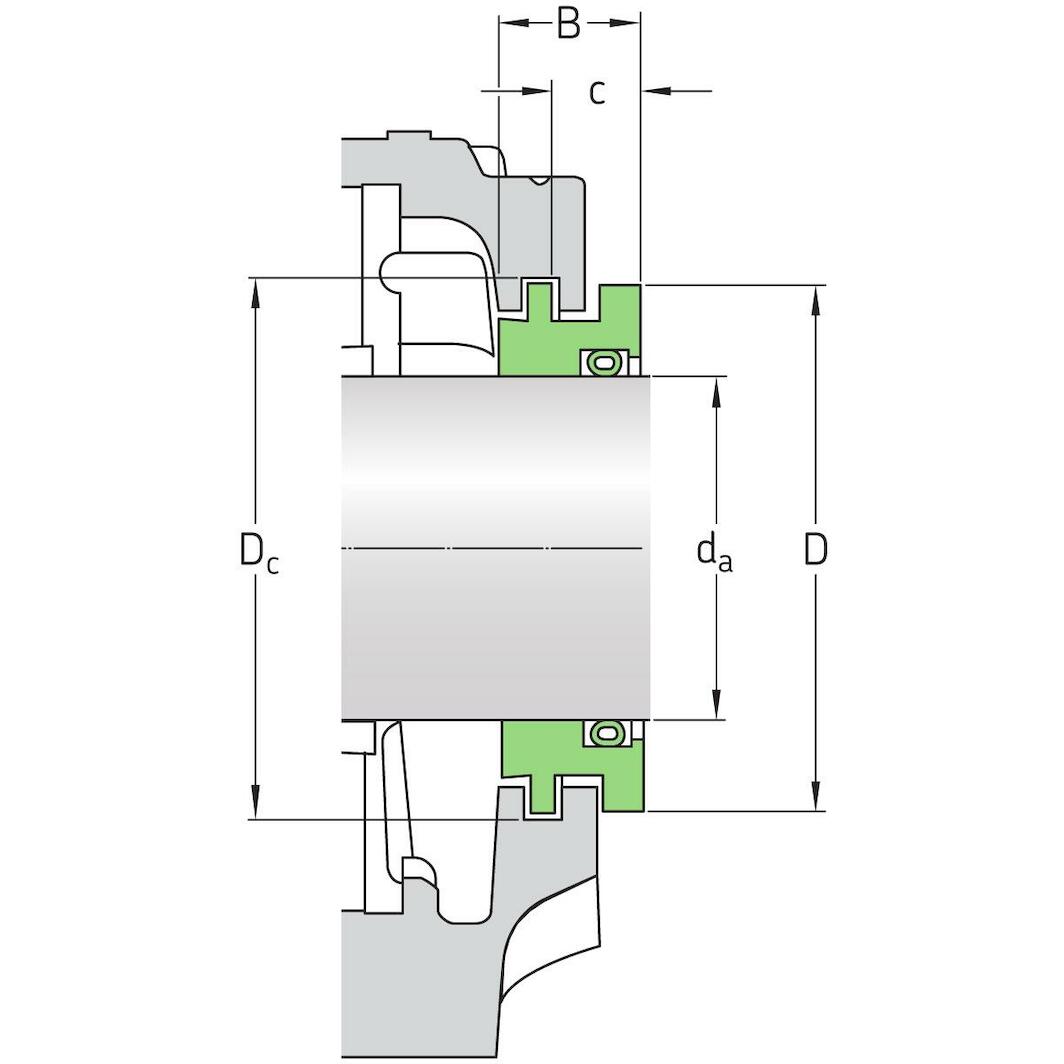 SKF TSN 511 S Joint de palier à labyrinthe | Klium