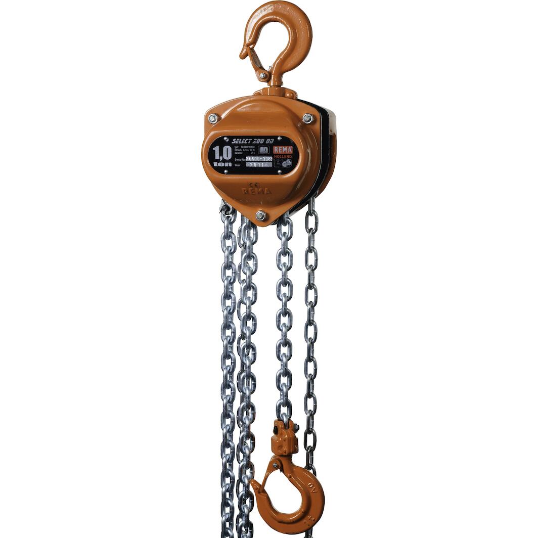 REMA 0120003-3 Select 200 OD hand hoist 1000kg/3m - 0120003-3 + IDR | Klium
