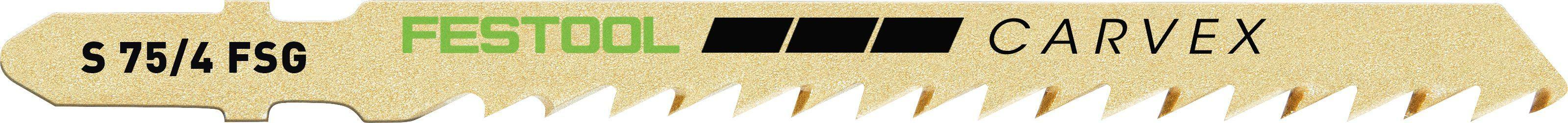 FESTOOL S 75/4 FSG/5 decoupeerzaagblad Wood Universal (5 st.) - 204316 ...