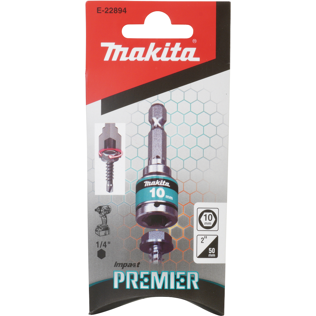 MAKITA E-22894 clé à douille avec ressort de serrage 10 x 50mm | Klium