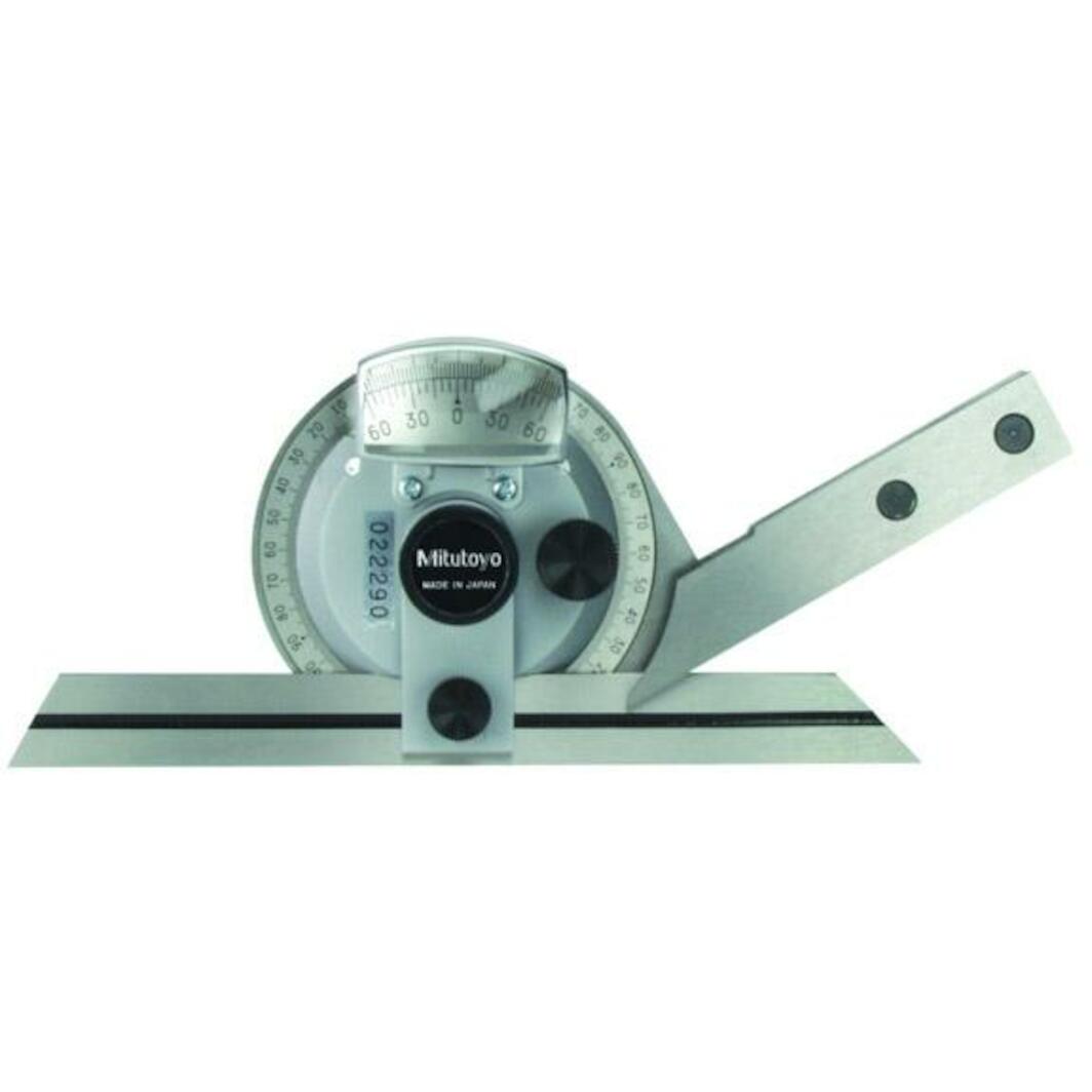 MITUTOYO 187-907-10 goniomètre universel avec lame de 150 mm | Klium