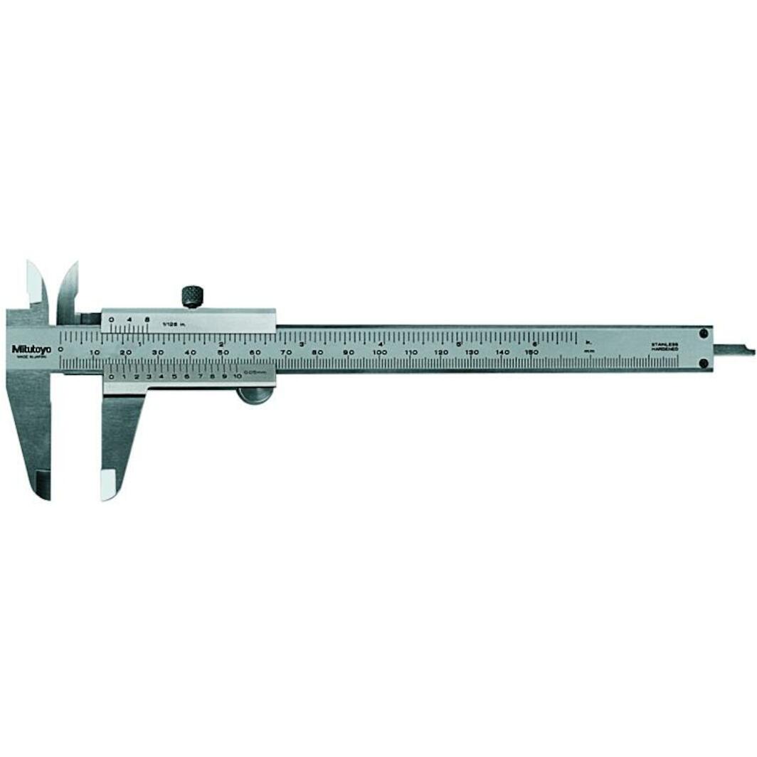MITUTOYO 530-104 analogue caliper with vernier reading 0-150mm/0-6", 0 ...