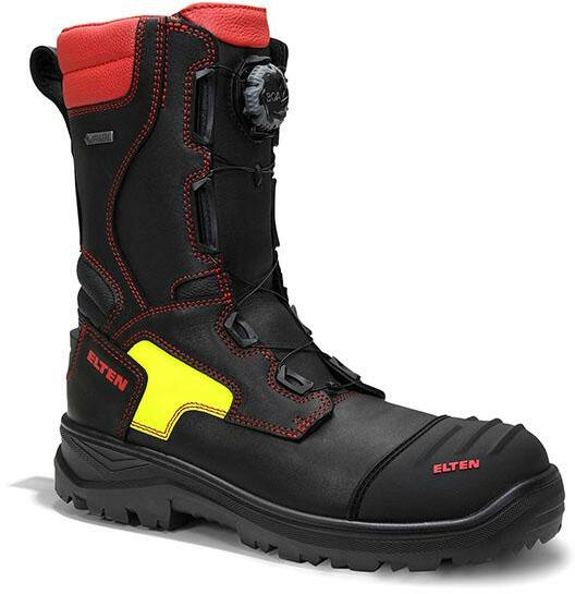 ELTEN COLIN GTX BOA F2A firefighter boot black-red - 89631-36 Shoe size ...