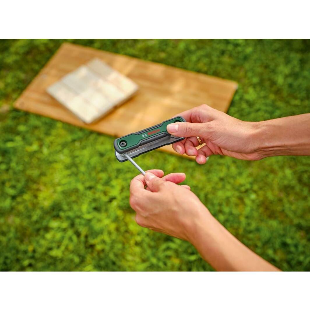 BOSCH 1600A039L7 foldable hex key set 8-in-1 | Klium