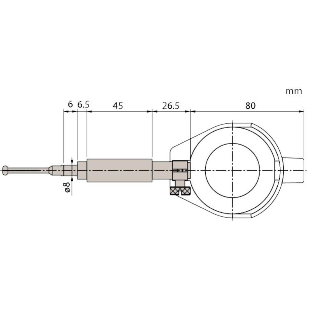 MITUTOYO 526-120 sonde intérieure pour petits alésages - 0.4-0.7", 0.0005" | Klium