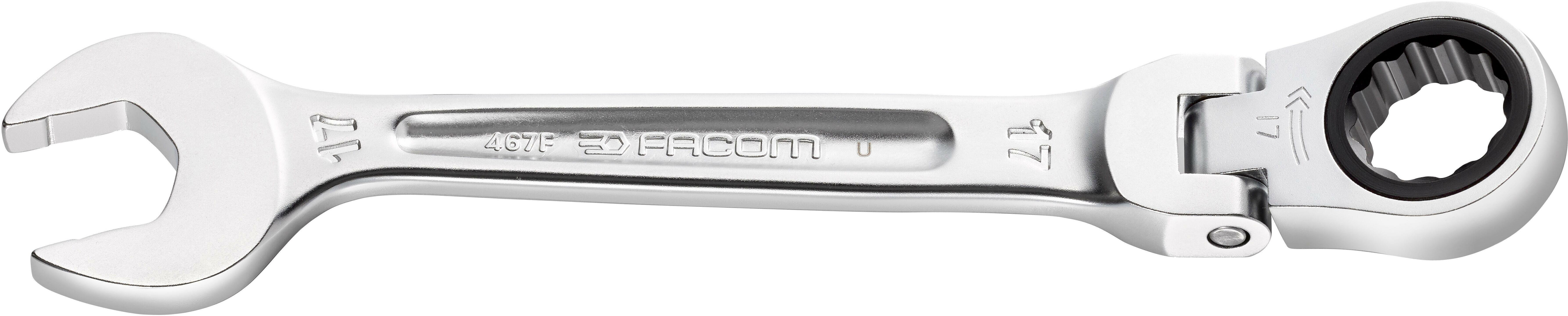 FACOM 467BF.7 scharnierende steekringratelsleutel 7 mm | Klium