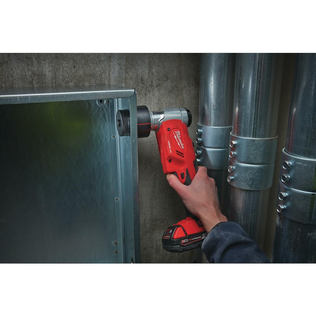 MILWAUKEE M18 HKP-201C FORCE LOGIC hydraulische accu-ponsmachine in ...