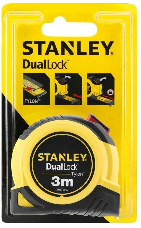 STANLEY STHT36802-0 rolbandmaat tylon dual lock 3m - 13mm | Klium