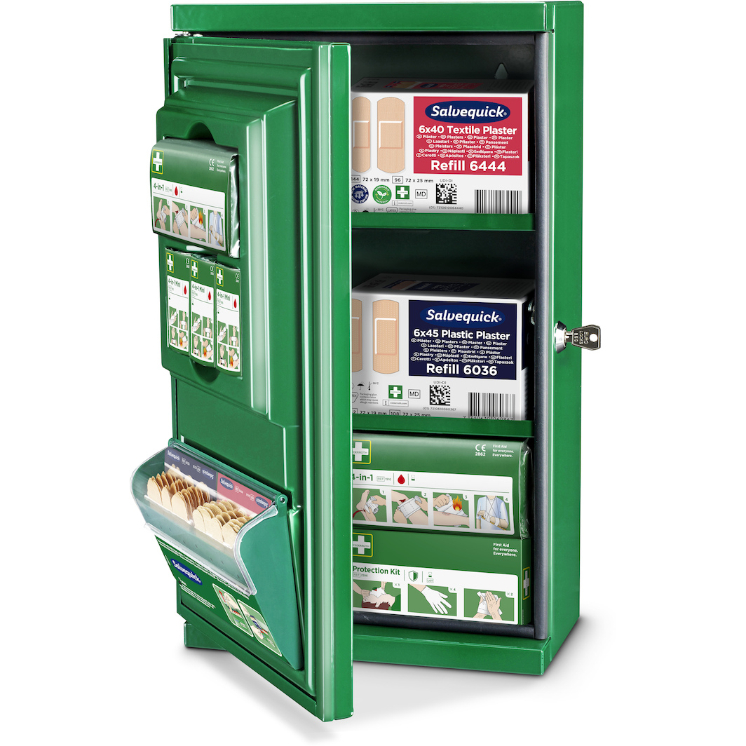 CEDERROTH 291400 mini first aid station, metal | Klium