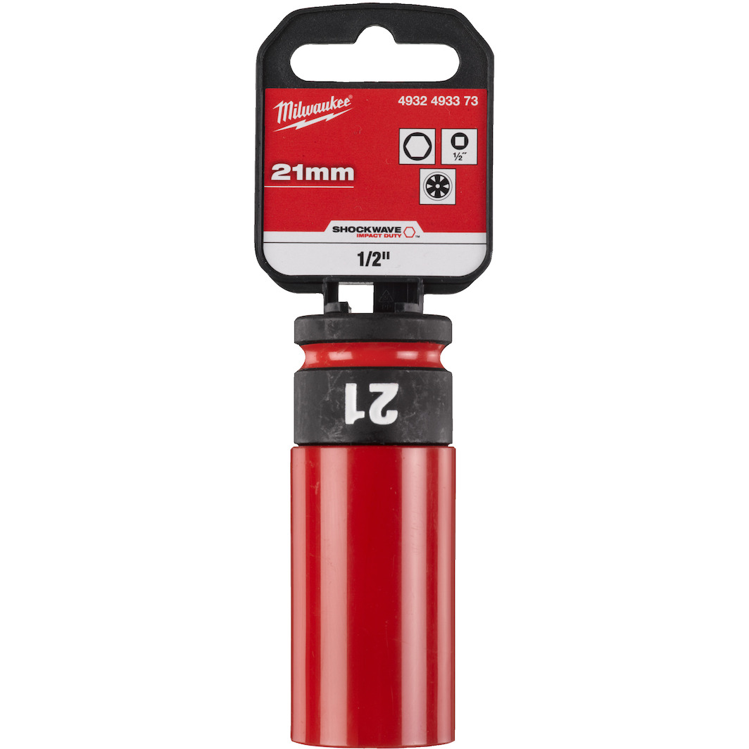 MILWAUKEE 4932493373 SHOCKWAVE IMPACT DUTY automotive slagvaste dop 1/2 ...
