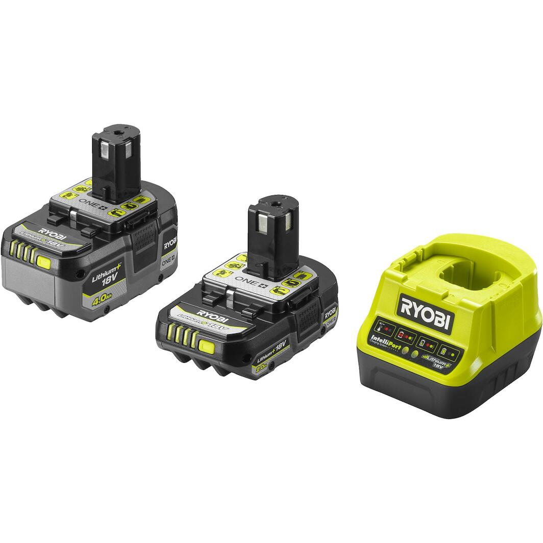 RYOBI RC18120-242X 18V ONE+ 1x 2.0Ah en 1x 4.0Ah Lithium+ accu's en ...